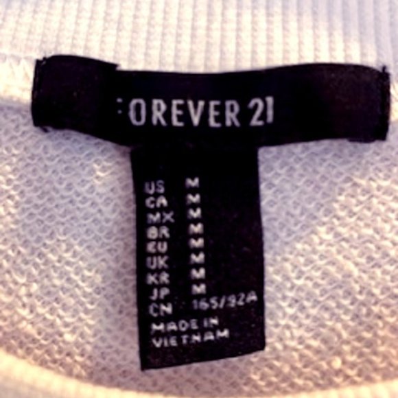 Forever 21 | Tops | New Forever2 Women Jet Setter Graphic Sweatshirt ...